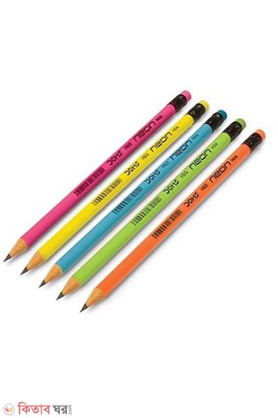 Domes Neon Rubber Tipped Graphite Pencils - Domes Neon Rubber Tipped ...